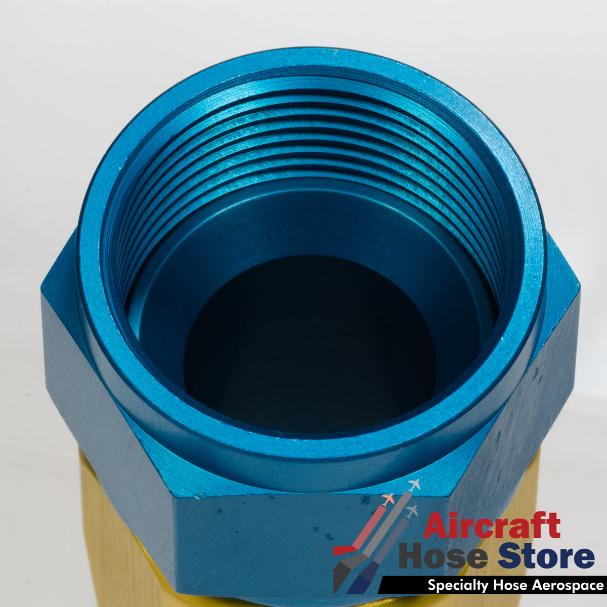 (Size 16) 491-16D AN Fitting AN818 Eaton Aeroquip Aerospace MS24587-16 ...